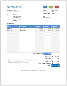 Painting Job Quotation Templates for MS Excel | Download