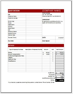 Product Quotation Templates for MS Excel | Excel Templates