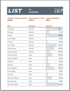 New Home Construction Expense Spreadsheet | Excel Templates